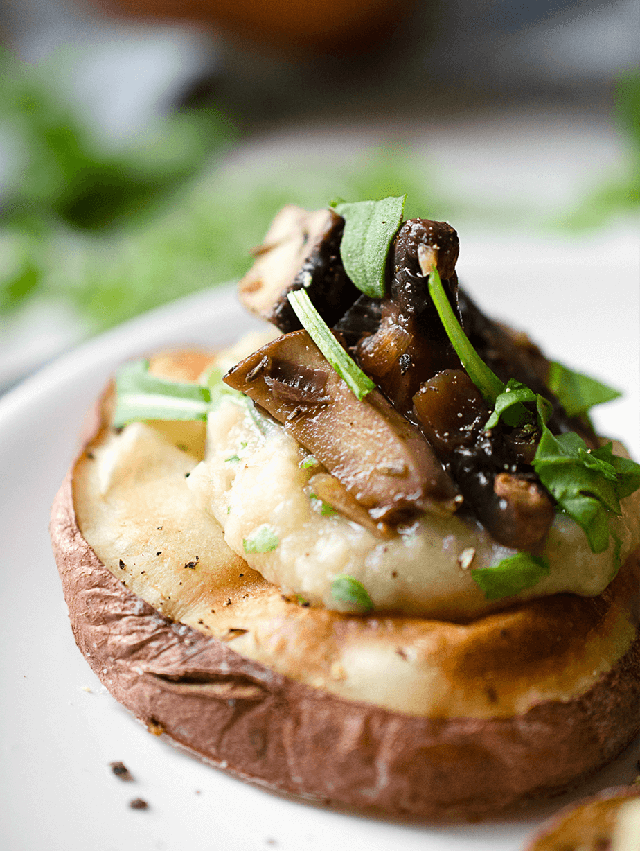 Potato Crostini | Plant-Based Recipes by Ashley Madden